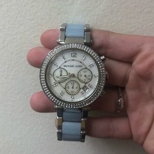 Michael Kors | Accessories | Baby Blue Michael Kors Watch | Poshmark